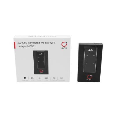 China 4G LTE Mobile WiFi Router MF981 Hotspot with SIM Card Slot 150Mbps 10 Users for sale