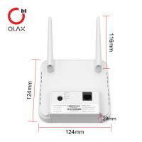 China OLAX AX6 Pro 4G LTE WiFi Router 300Mbps with 4000mAh Battery and 32-User Support for sale