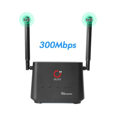 China OLAX AX5 Pro 4G Industrial Router with 7.4V 2000mAh Battery, 4 LAN Ports, 150Mbps LTE Cat4 for sale