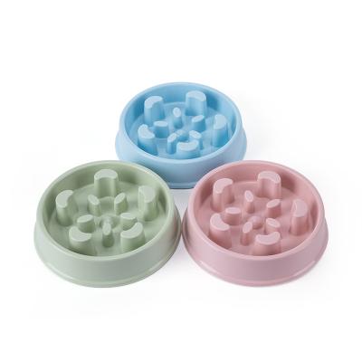 China PP Material Slow Chewy Slow Feeder Bowl For Cats Dogs Indoor Outdoor Eating for sale
