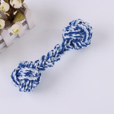China Bite Resistant Knot Pet Chew Toys Dog Cotton Rope Toys for sale