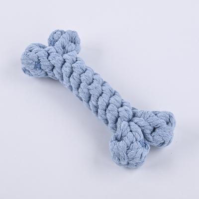 China Cotton Rope Bone Dog Toy For Tooth Cleaning Anti Biting Dog Bones For Aggressive Chewers for sale