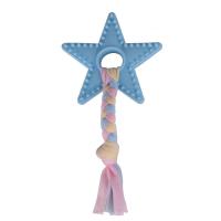 China Chewers TPR Cotton Rope Pet Star Toy Bite Resistant Training Molar Tooth Cleaning Toy for sale