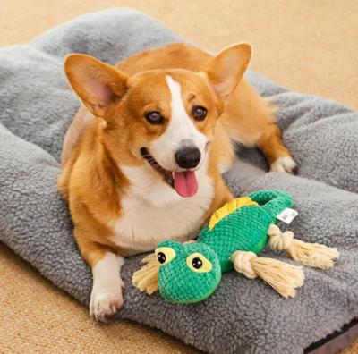 China Rope Legs Plush Stuffed Pet Chew Toys For Heavy Chewers for sale