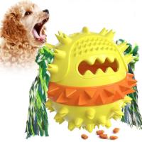 China Squeaking Pet Dog Molar Stick Sound Dog Toys Vent Leakage Bal for sale