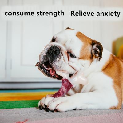 China French Bulldogs Nylon Bone Chew Toys Simulated Bone Molar Stick Bite Resistant for sale