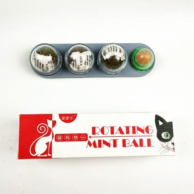 China Cat Snack Lollipop Catnip Wall Ball Toys Licking Rotating for sale