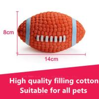 China Rubber Oversized Tennis Ball For Dogs Bite Resistant Latex Rugby for sale