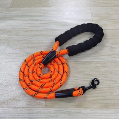 China Outdoor Pet Traction Rope Polyester Reflective Golden Teddy Small Medium Dog Chain for sale