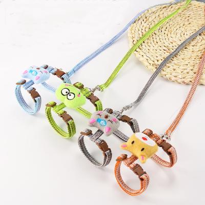 China I-Shaped Cat Walking Rope Anti Break Comfortable Adjustable Pet Traction for sale