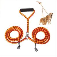 China Anti Entanglement Pet Traction Rope Double Dog Walking Rope for sale