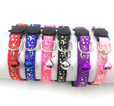 China Nylon Adjustable Small Kitten Collars Solid Safe For Pet Indoor for sale