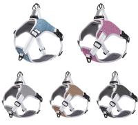 China Adjustable Pet Harness Leash Large Cats Soft Kittens Vest With Reflective Strip for sale