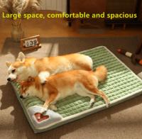 China Washable Removable Cover Dog Pillow Bed With Anti Slip Bottom for sale