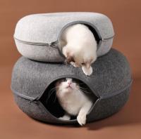 China Indoor Tunnel Cat Cave Bed Condo Eco Friendly Houses for sale