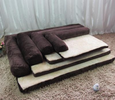 China Plush Suede Comfy Couch Best Big Dog Beds With Removable Washable Cover for sale