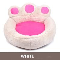 China Teddy Dog Sleeping Pad Bear Paw Short Plush Pet House Bed for sale