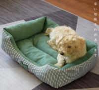 China Machine Washable High Elastic PP Cotton Dog Beds For Medium Large Multiple Dogs for sale