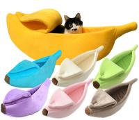 China Warm Soft Punny Lovely Pet Supplies For Banana  Indestructible Pet Bed for sale