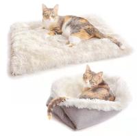 China Lovely Banana Shape Indestructible Pet Bed Mat Warm Soft Removable for sale