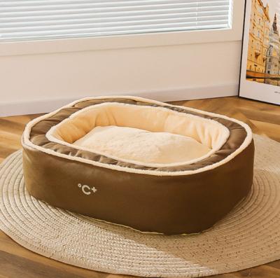 China Washable Bed For Cats Sleeping Orthopedic Puppy Pet Bed for sale
