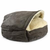 China Dog Kennel Semi Closed Bite Proof Dirt Resistant Removable And Washable Cold Proof And Warm Dog Igloo Cave Bed for sale