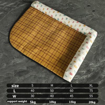 China Dog Kennel Cool Kennel In Summer Dog Bed With Bolster Sides All Season All-Purpose Cat Teddy Dog Mat Pet Supplies for sale