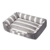 China Striped Dog Bed Square Large Dog Kennel, Winter Pet Kennel, All-Purpose Dog Bed And Pet Supplies For All Seasons for sale