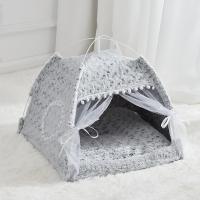 China Cat'S Nest Teepee Cat House Semi Enclosed Pet Bed Four Season Dog'S Nest Villa Removable And Washable for sale