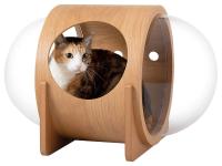 China Warm And Cat Bed Capsule For Cat & Dog Made of  Wood for sale