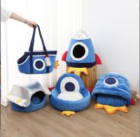 China Rocket Pet Bed Mat Litter Yurt Cat Sleeping Bag Bed Removable for sale