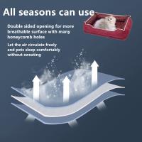 China Removable Washable Thermal Dog Cat Bed Winter Warm Pet Bed Electric Heating for sale