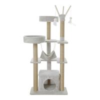 China Scratch Resistant Modern Cat Tower Cat Climbing Frame Soft And Comfortable for sale