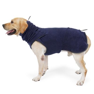 China Large Dogs Fleece Material Pet Winter Clothing Soft And Cozy for sale