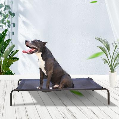 China Removable And Washable Mesh Pet Camp Bed Dog Steel Frame Bed Moisture-Proof for sale