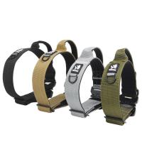 China Tactical Dog Collars And Leashes For Medium To Large Dogs In Black for sale