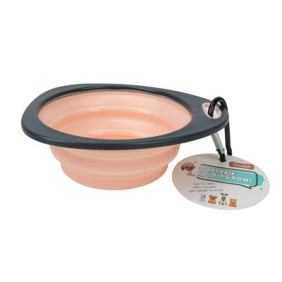 China Pet Collapsible Portable Adjustable Silicone Dog Bowl Slow Eating for sale