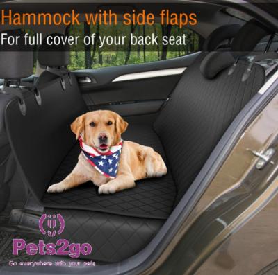 China Velcro Opening Linen 52X102CM Dog Car Booster for sale