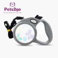 China Polyester Webbing Hands Free Retractable Pet Leash for sale