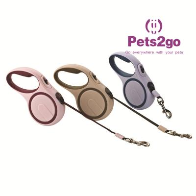 China Size M ABS Nylon 0.24kg Retractable Pet Leash for sale