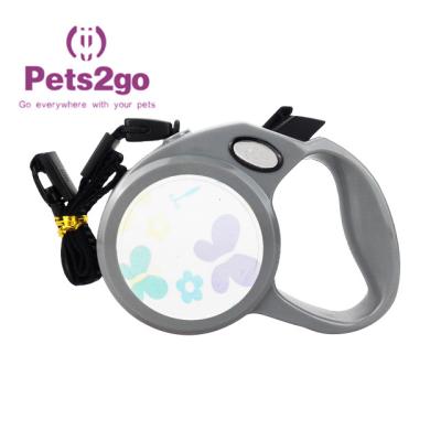 China Size M ABS Plastic 350G Retractable Pet Leash for sale