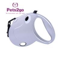 China Retractable Hands Free 5m Flexi Pet Leashes for sale