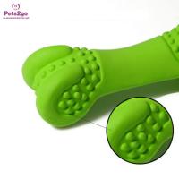 China 137mm Rubber Bone Shaped Pet Chew Toys For Dogs for sale
