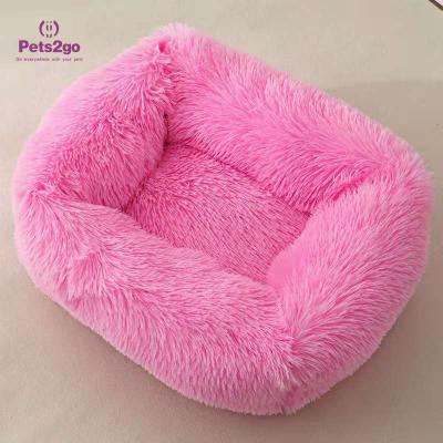 China Comfortable Multi Color S L M Plush Dog Pillow Bed for sale