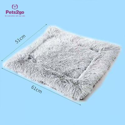 China Pets2go Comfortable 61X51cm Pet Linen Plush Mats for sale