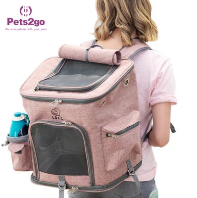 China Pets2Go Non Toxic Plastic 45*40*5CM Pet Carrier Bag for sale