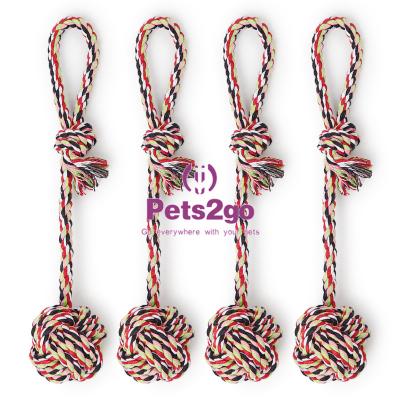 China Braided 20cm Rope Pet Chew Toys For Small Medium Dogs for sale