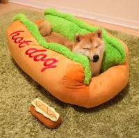 China Soft Fiber 0.8kg OEM And ODM Dog Lounger Bed for sale