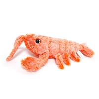 China Gravity Jump Pet Shrimp Plush Toy Usb Charging for sale