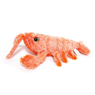 China Gravity Jump Pet Shrimp Plush Toy Usb Charging for sale